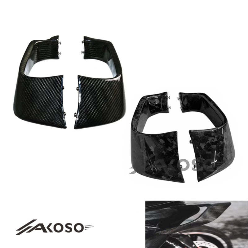 AKOSO 2015-2019 Yamaha YZF R1 R1M Carbon Fiber Winglet Motorcycle Fixe