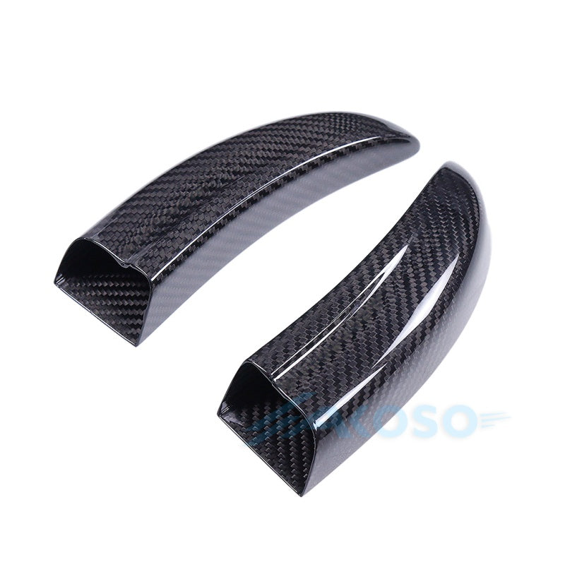 AKOSO Universal Carbon Fiber Motorcycle Brake Disk Cooler Air Duct for
