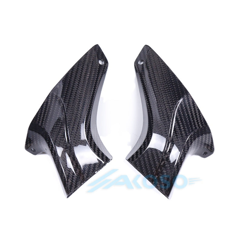 AKOSO Universal Carbon Fiber Motorcycle Brake Disk Cooler Air Duct for