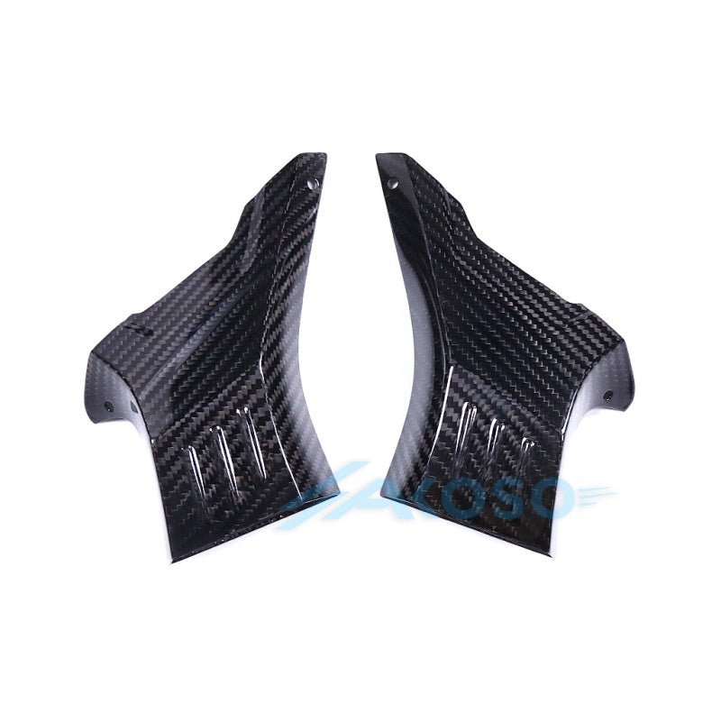 AKOSO Universal Carbon Fiber Motorcycle Brake Disk Cooler Air Duct for