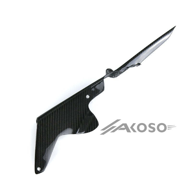 AKOSO 2016-2020 Kawasaki ZX10R ZX-10R Carbon Fiber Rear Chain Guard Pr