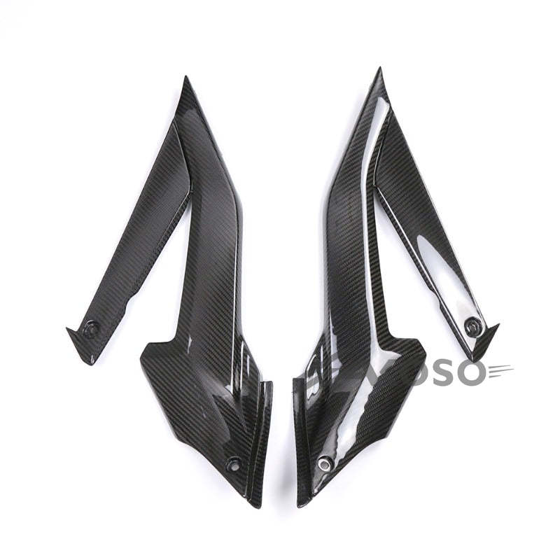 AKOSO 2022-2024 Yamaha R3 Carbon Fiber Rear Seat Side Panel Tank Side