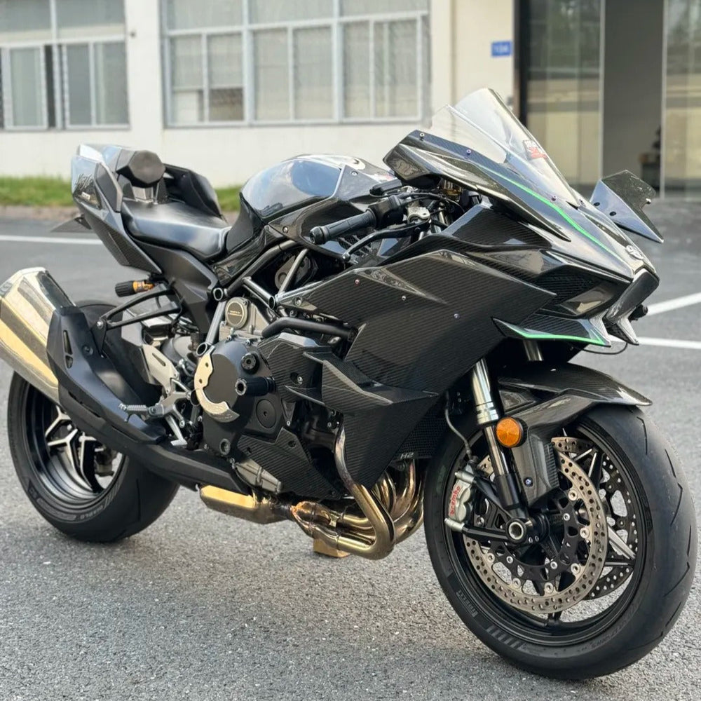 AKOSO 2015-2024 Kawasaki Ninja H2 H2R Carbon Fiber Full Fairing Kit 27