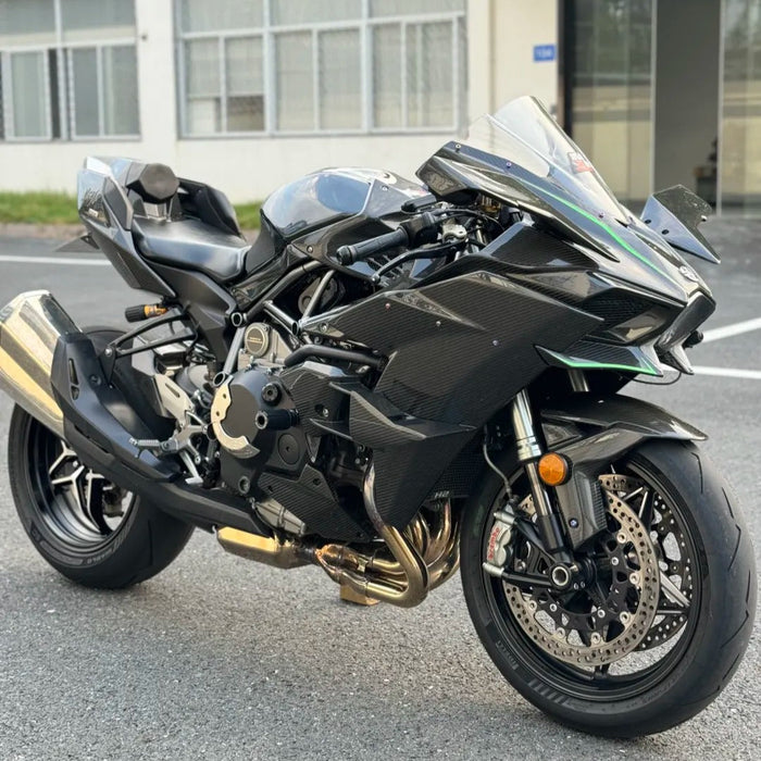 AKOSO 2015-2024 Kawasaki Ninja H2 H2R Carbon Fiber Full Fairing Kit 27
