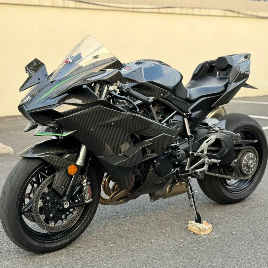 AKOSO 2015-2024 Kawasaki Ninja H2 H2R Carbon Fiber Full Fairing Kit 27