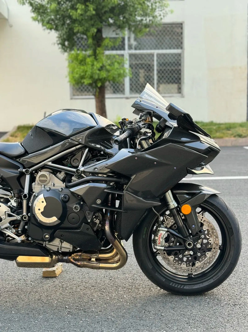 AKOSO 2015-2024 Kawasaki Ninja H2 H2R Carbon Fiber Full Fairing Kit 27