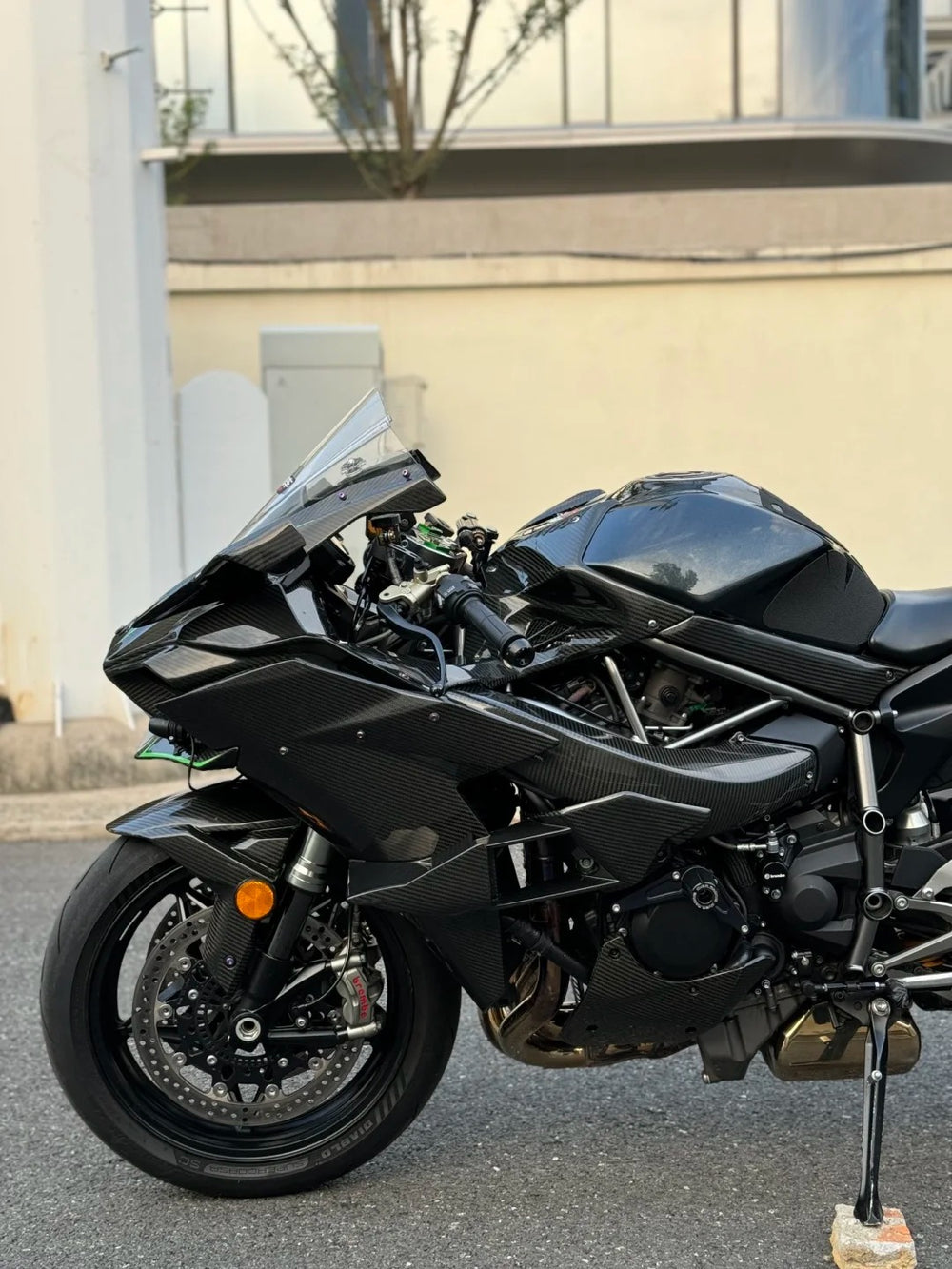 AKOSO 2015-2024 Kawasaki Ninja H2 H2R Carbon Fiber Full Fairing Kit 27